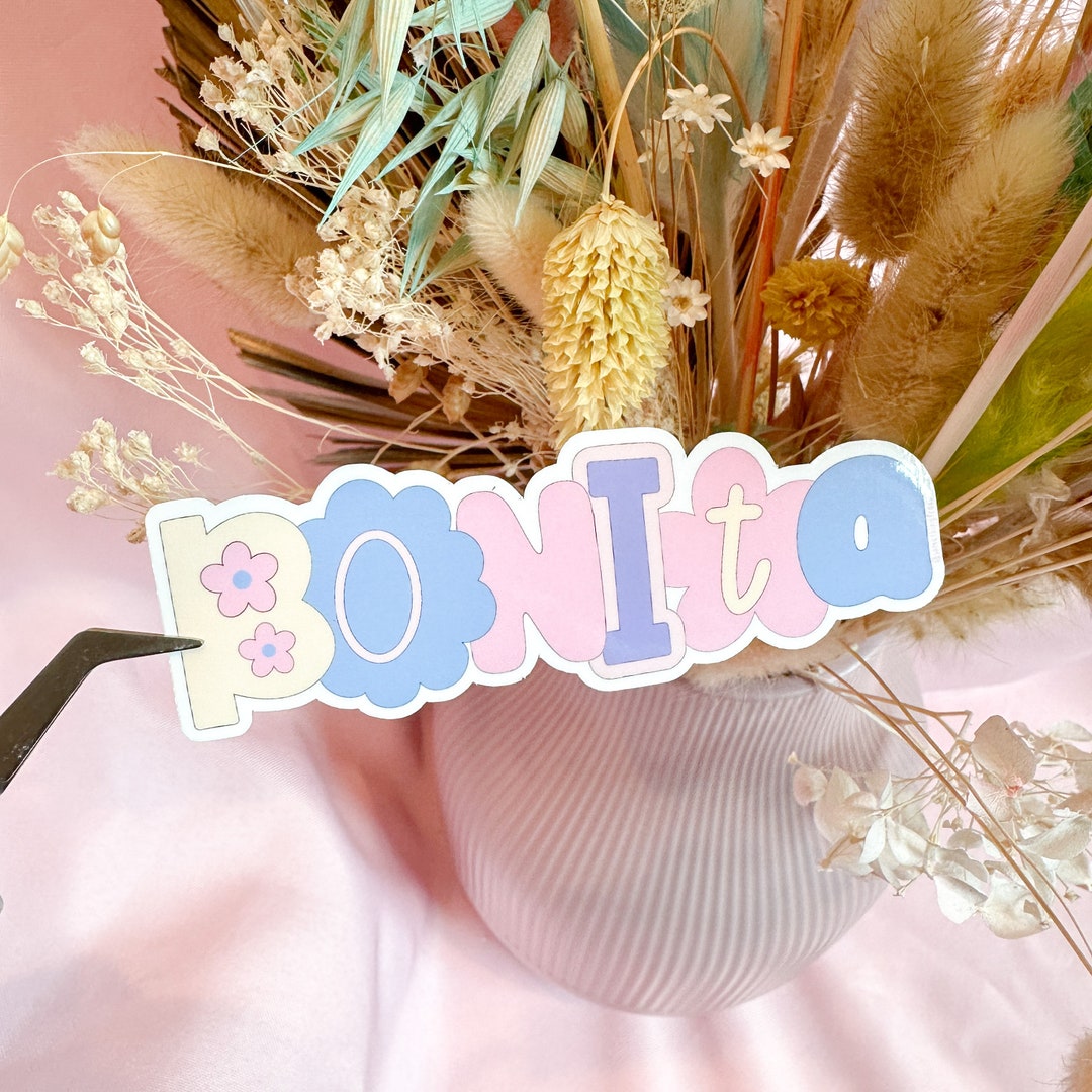 Bonita Sticker | Palabras Inspiradoras | Calcomanías Inspiradoras ...