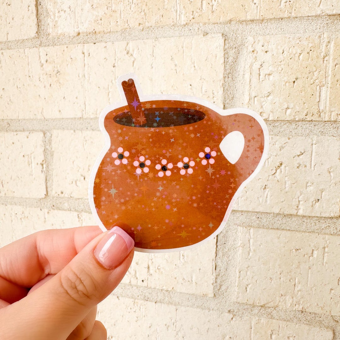 Cafecito De Olla Sticker | Mexican Coffee Sticker | Cafecito - Etsy