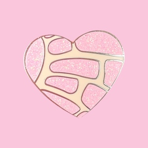 Concha Pin | Round Concha Pin | Heart Concha Pin | Pan Dulce Pins ...