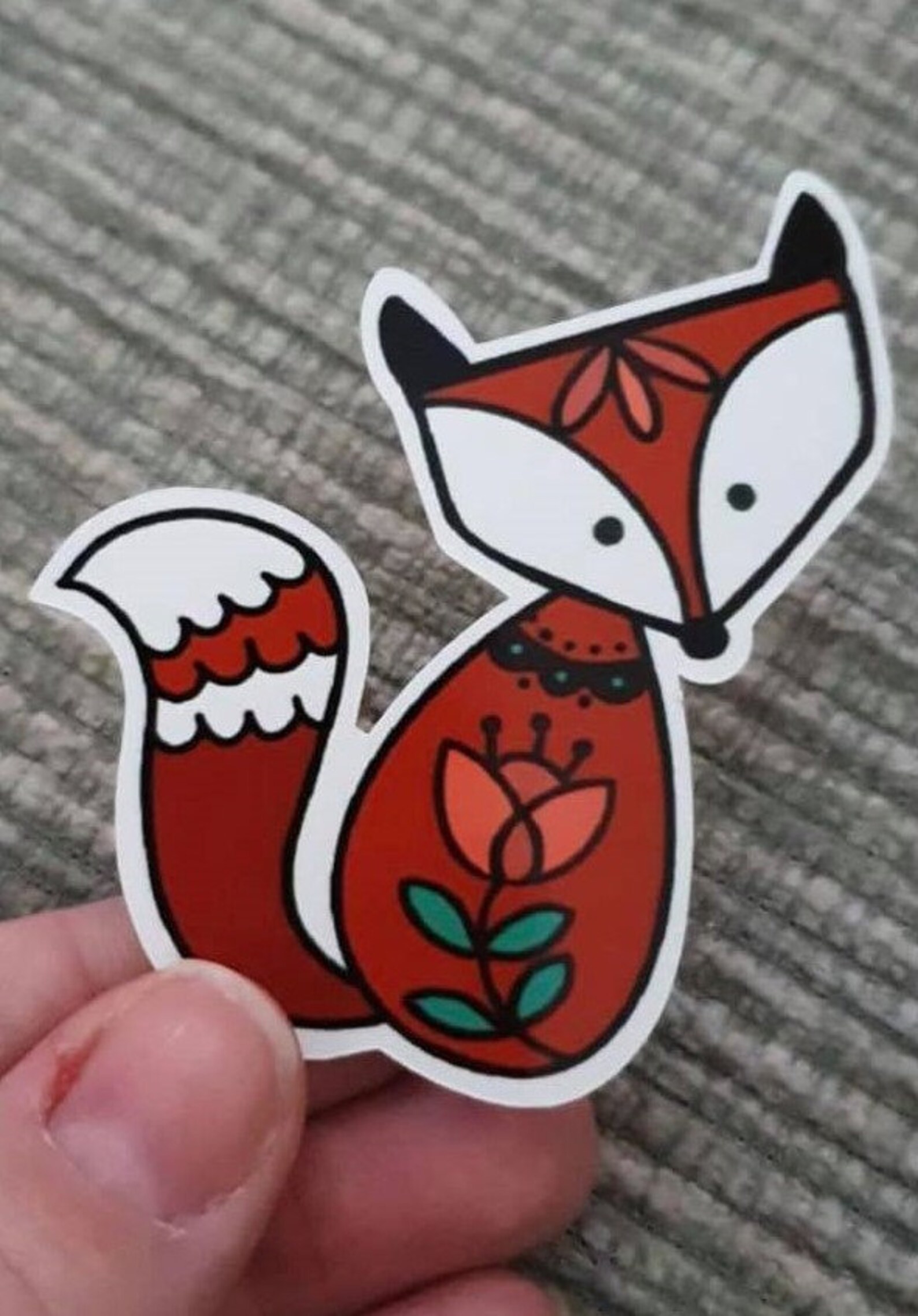 RYDER AND FOX Sticker Logo sticker Free with any order | Etsy