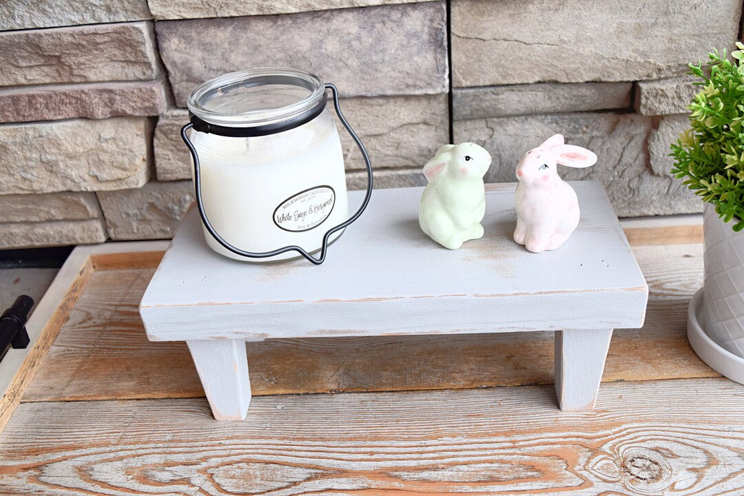 Farmhouse Riser Stand, Rustic Wood Riser, Tabletop Riser, Wood Stand ...