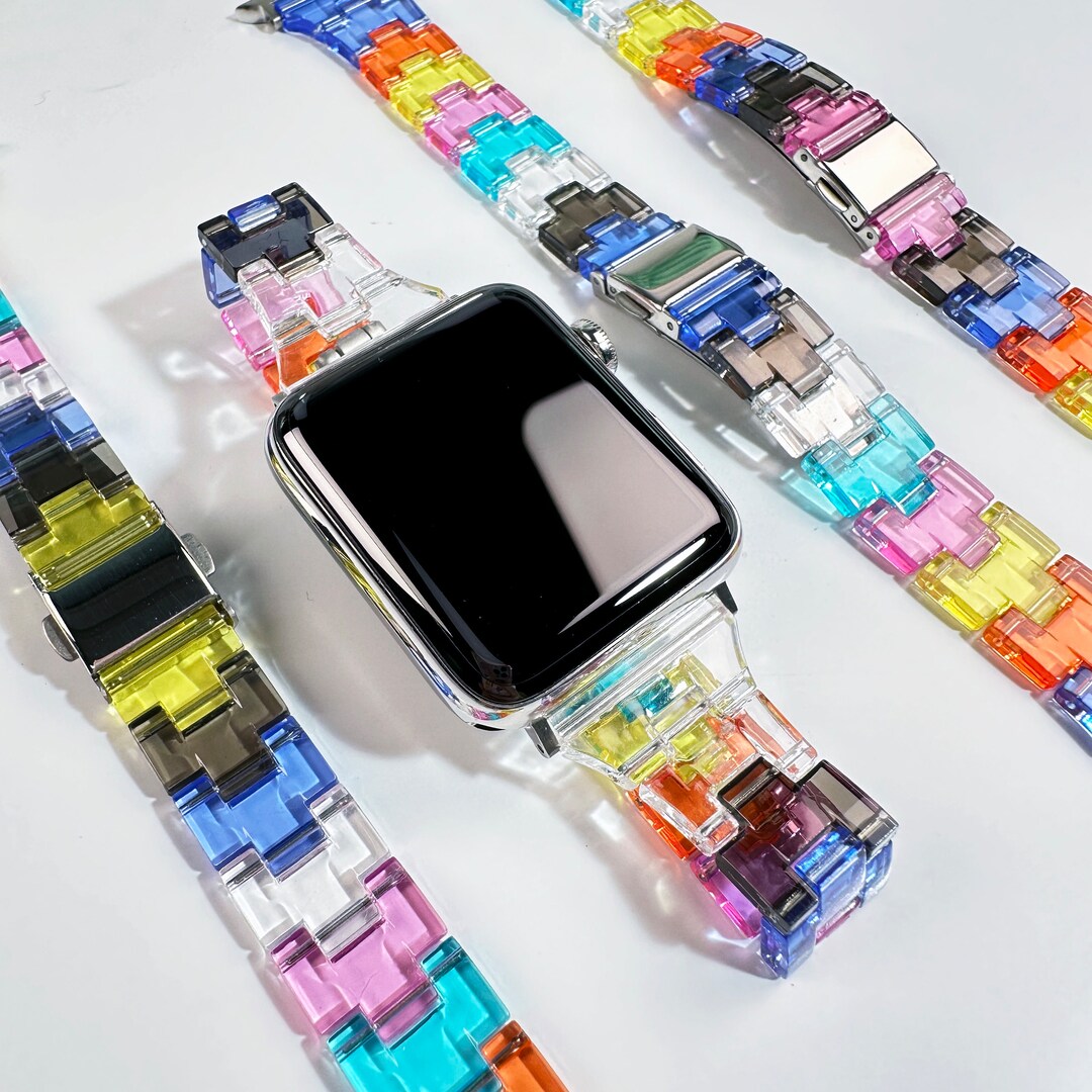 Rainbow Apple Watch Band Bracelet for Women Iwatch Band 41mm 45mm 49mm ...