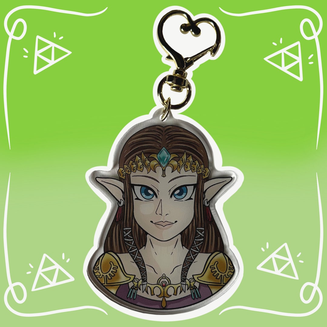 Zelda/puppet Zelda Twilight Princess Double-sided Keychain Videogame ...
