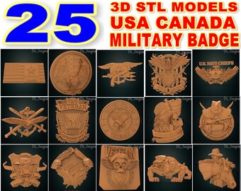 Military US Military 3d Stl Models Stl CNC Model Military - Etsy