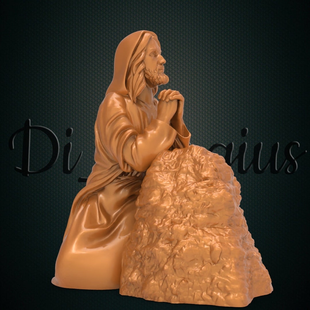 Jesus, Prayer, 3D STL Models, Decor, Saint, God, 3D Printer, STL File ...