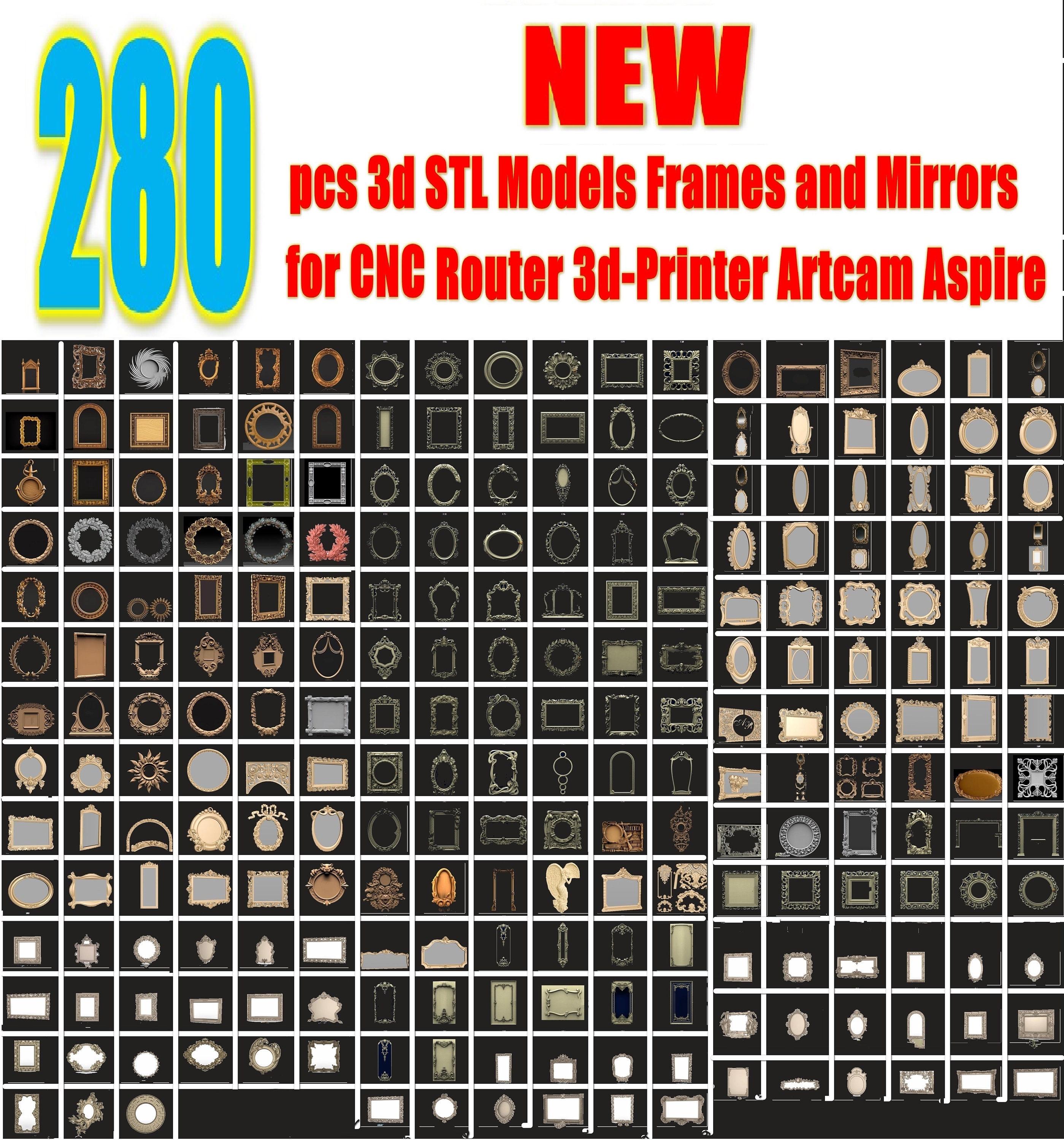 3100 Pcs 3D Models STL Files All MEGA Set Collection Patterns | Etsy