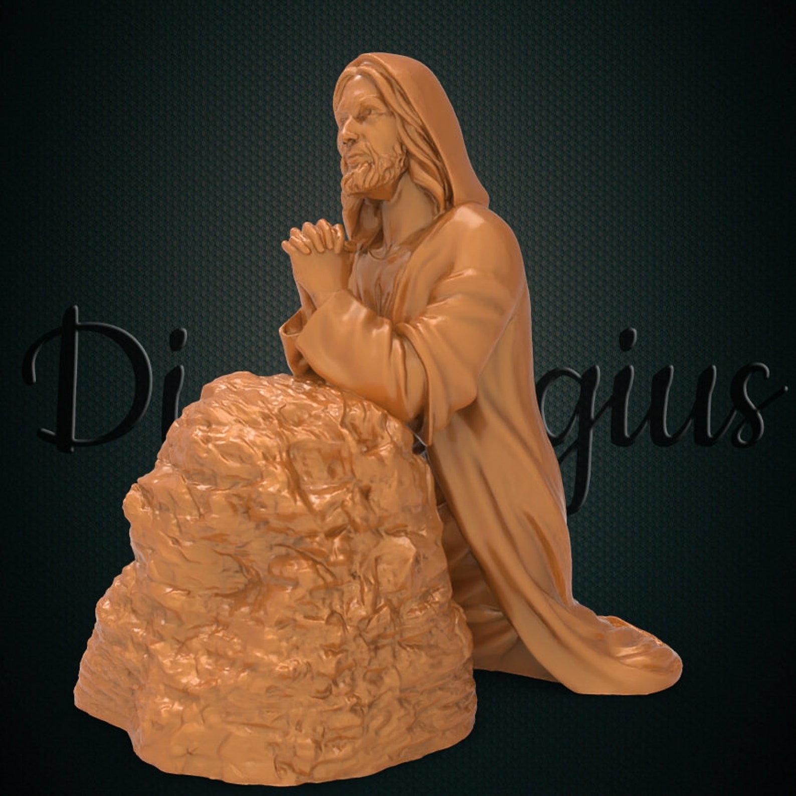 Jesus Prayer 3D STL Models Decor Saint God 3D Printer - Etsy Singapore