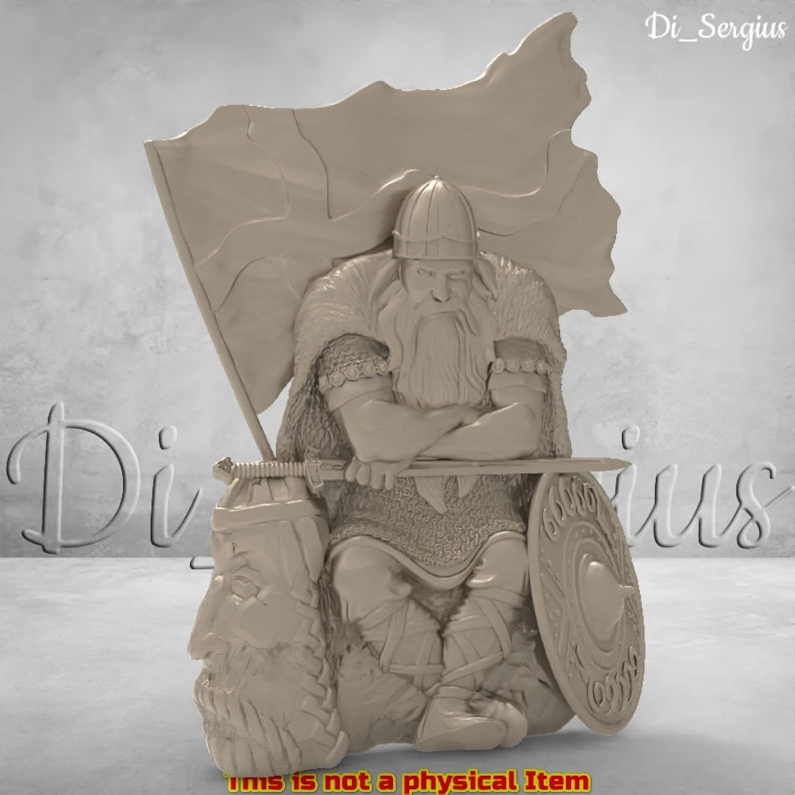 Viking STL 3D Model Relief for 3D Printing 3D Design 3D - Etsy