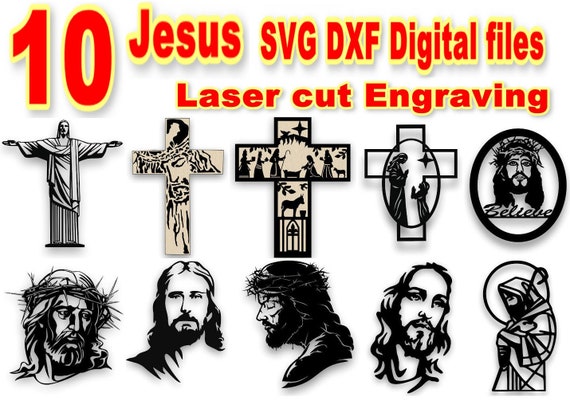Home Improvement dxf template vector cross Christanity Jesus Laser ...