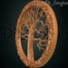 Tree of Life, 3D STL Model, CNC Router Engraver, Artcam, Aspire, Cura ...
