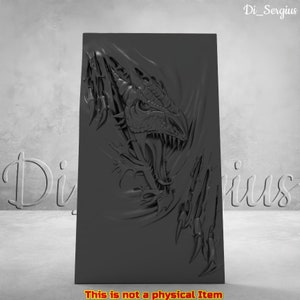 3D Dinosaur Raptor STL Model, CNC Router Carving (digital File) - Etsy