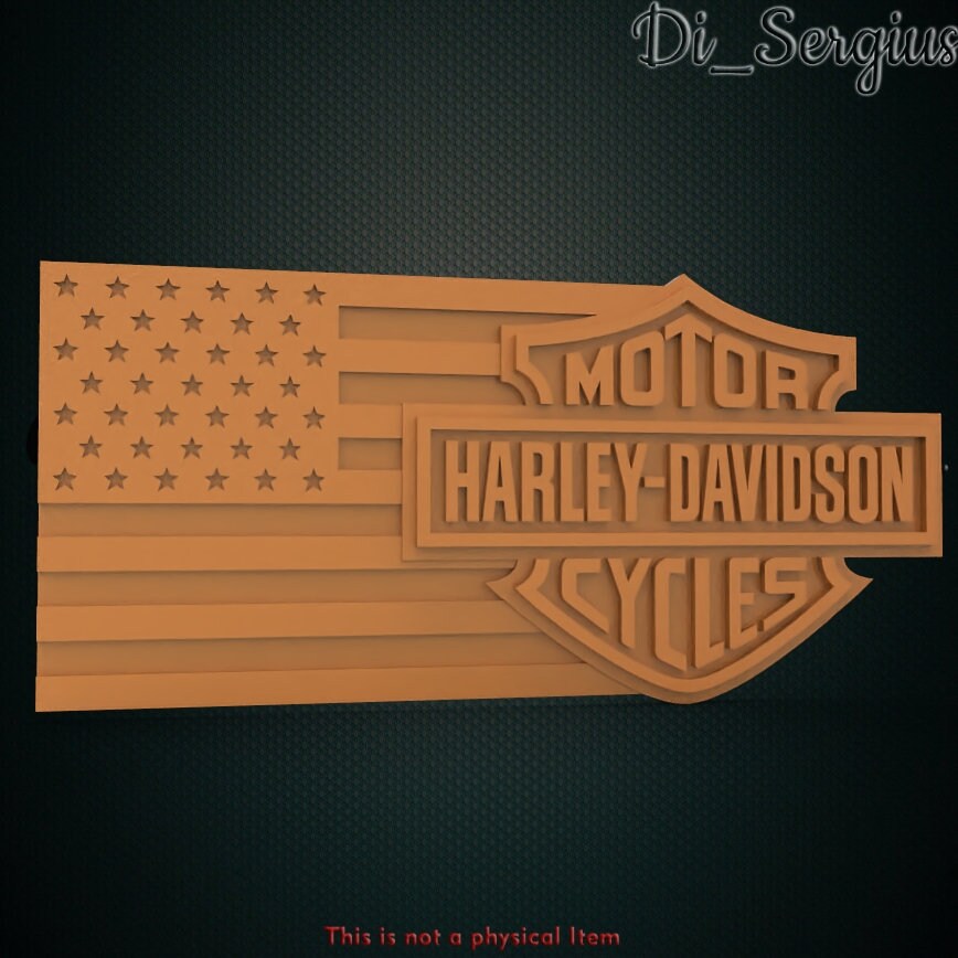3d Harley Davidson Cnc - Etsy