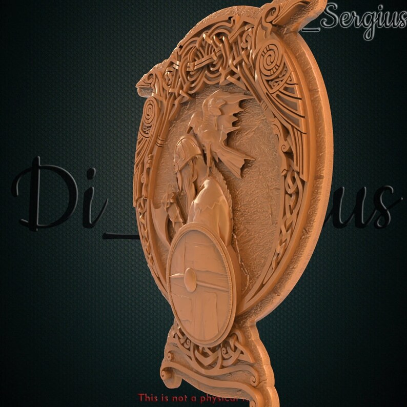 3D STL Model Viking Warrior Celtic Keltic Shield Panel Relief - Etsy