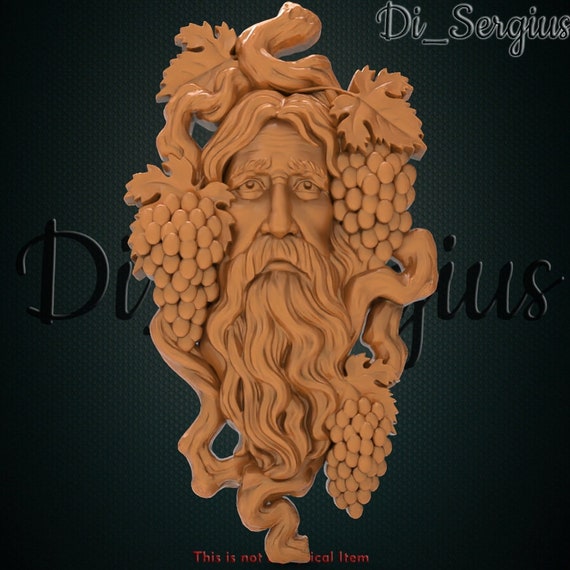 Old Forester 2 3D STL MODEL Green Man Old Grape STL - Etsy