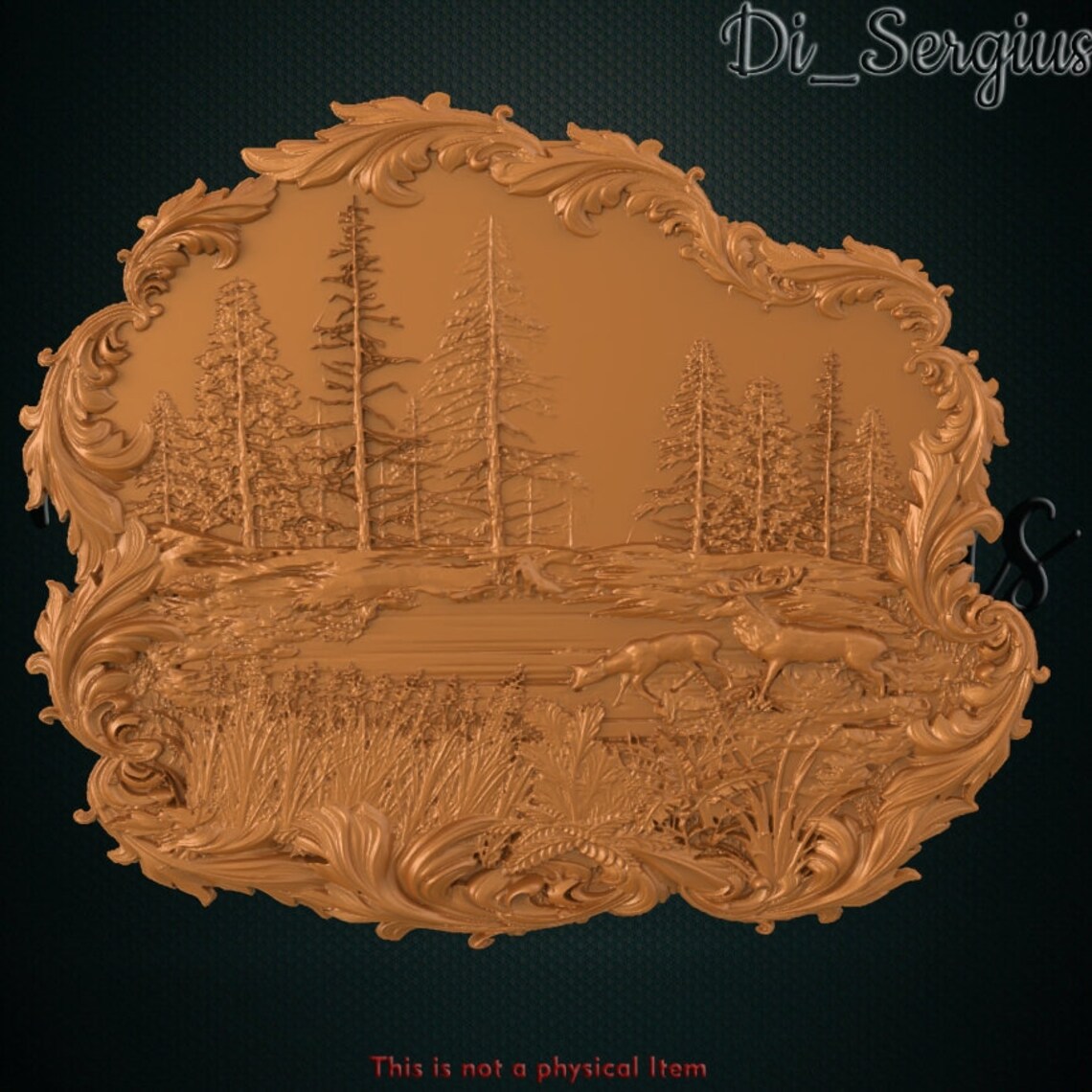 Animals 3D STL MODEL Wildlife Forest Picture STL File | Etsy Canada