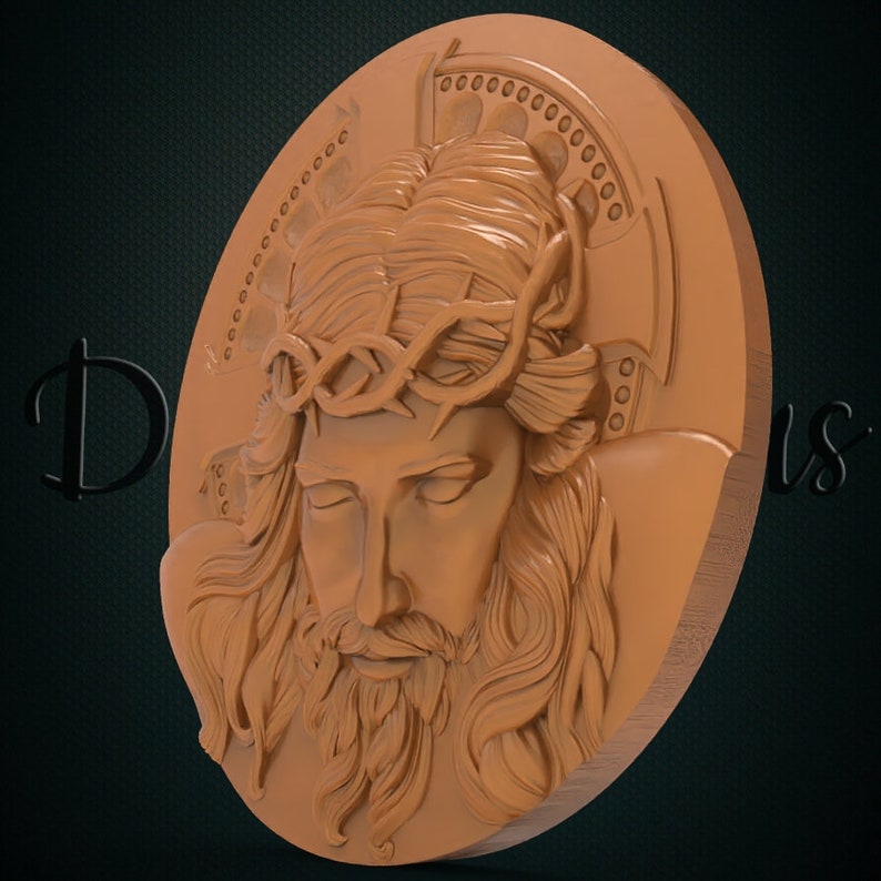 3D STL Model Jesus God Pano Relief Religius for CNC Router - Etsy