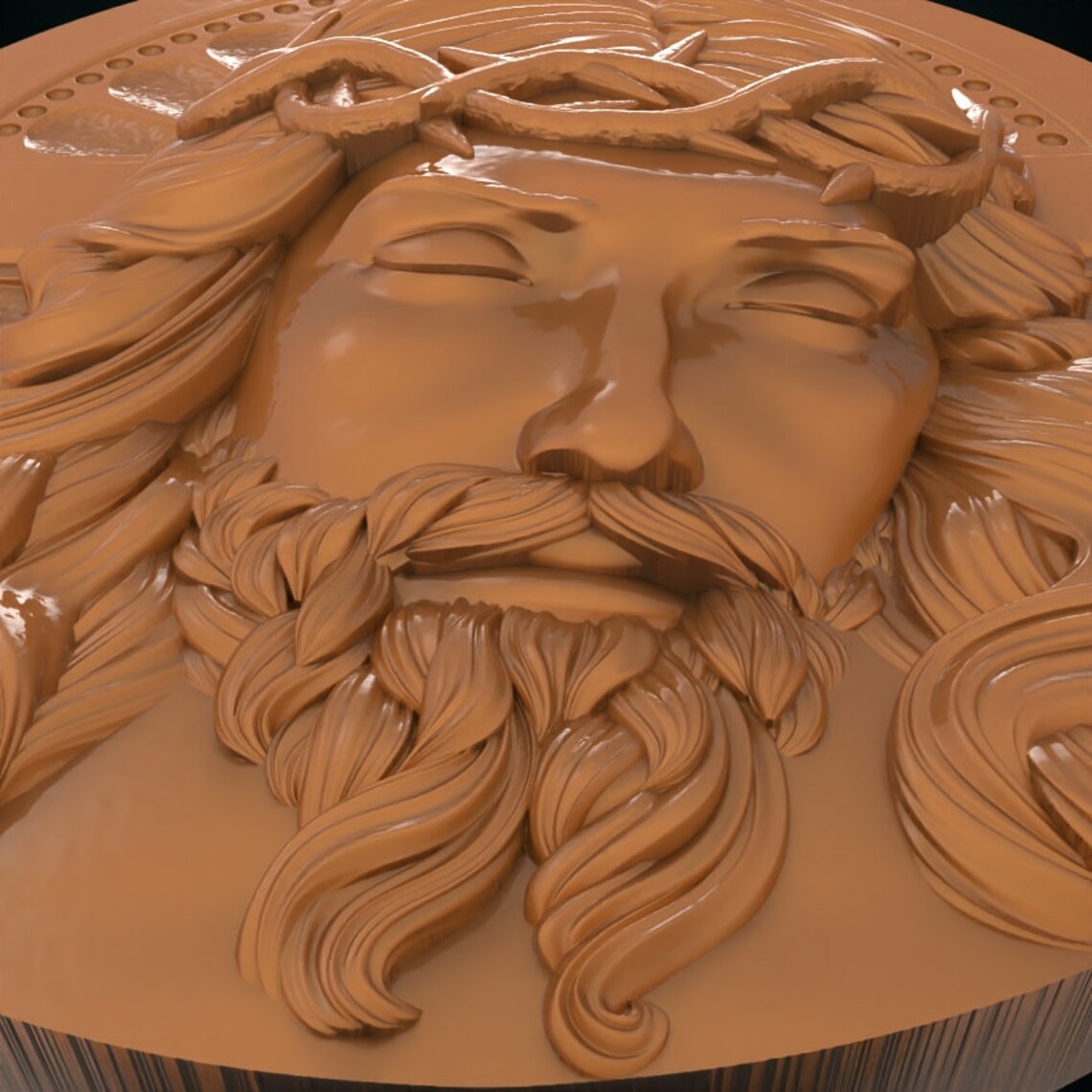 3D STL Model Jesus God Pano Relief Religius for CNC Router - Etsy