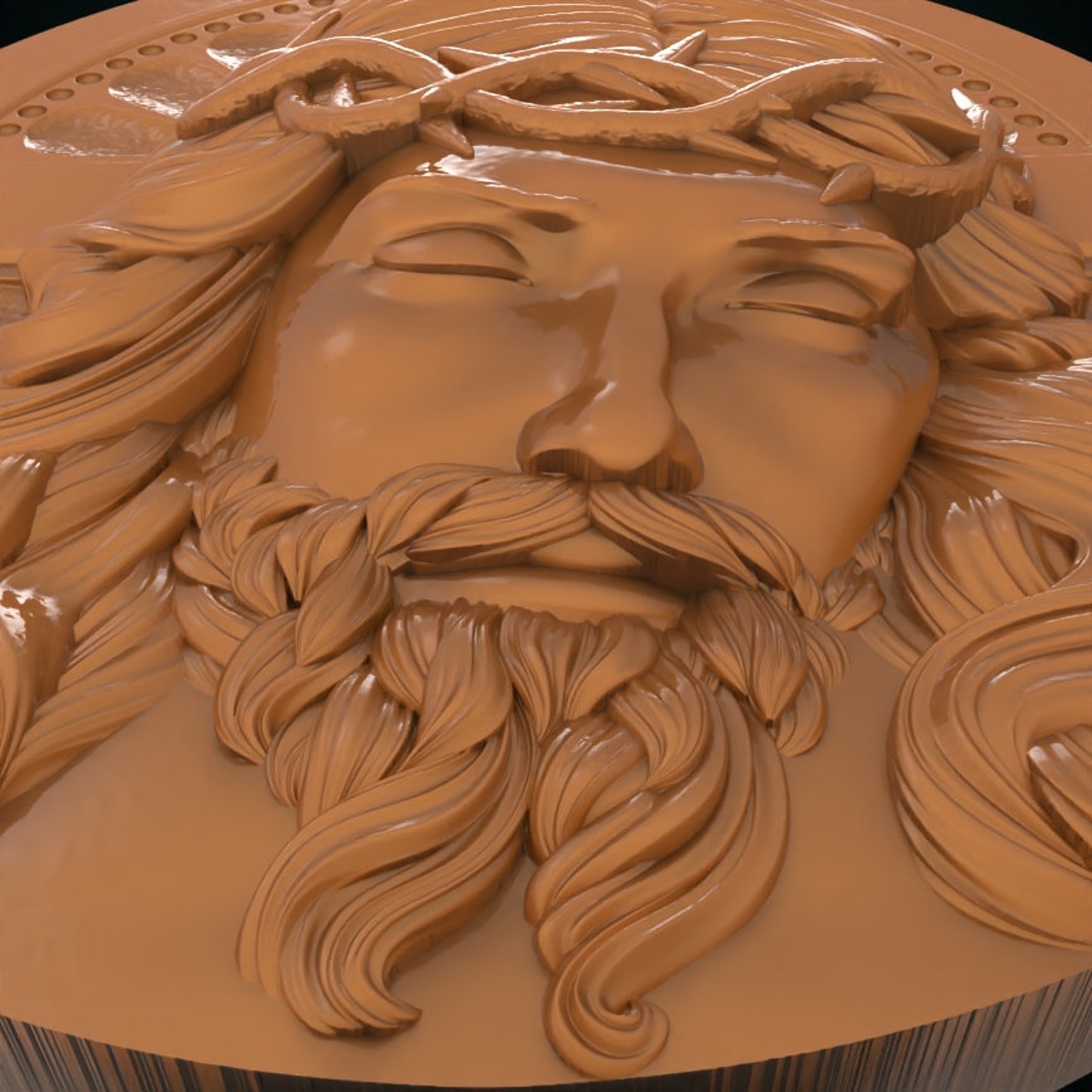 3D STL Model Jesus God Pano Relief Religius for CNC Router - Etsy