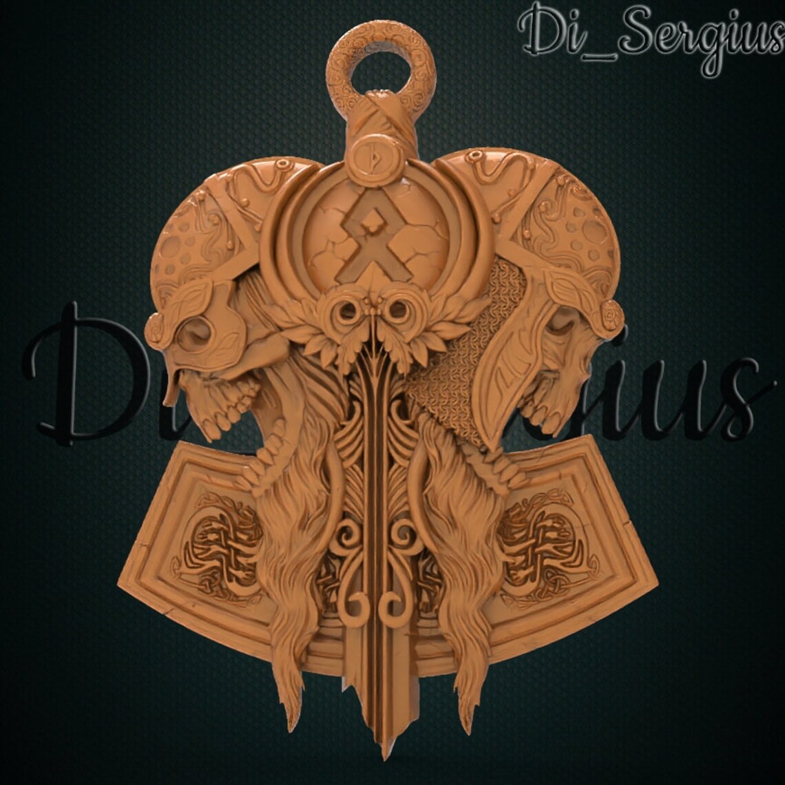 13 3D STL Models Totem Face Amulet Luck Joss Mascot Talisman | Etsy