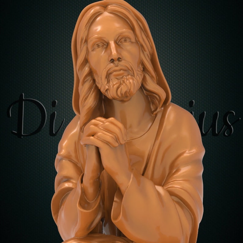 Jesus Prayer 3D STL Models Decor Saint God 3D Printer - Etsy