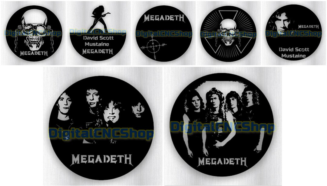 7 Projects Music Thrash Metal Rock Template, Bundle, Art, Vinyl, Record ...