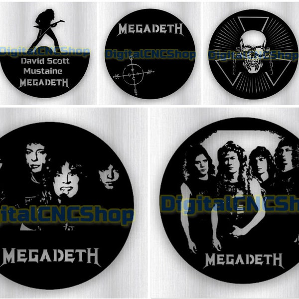 Megadeth Dxf File - Etsy