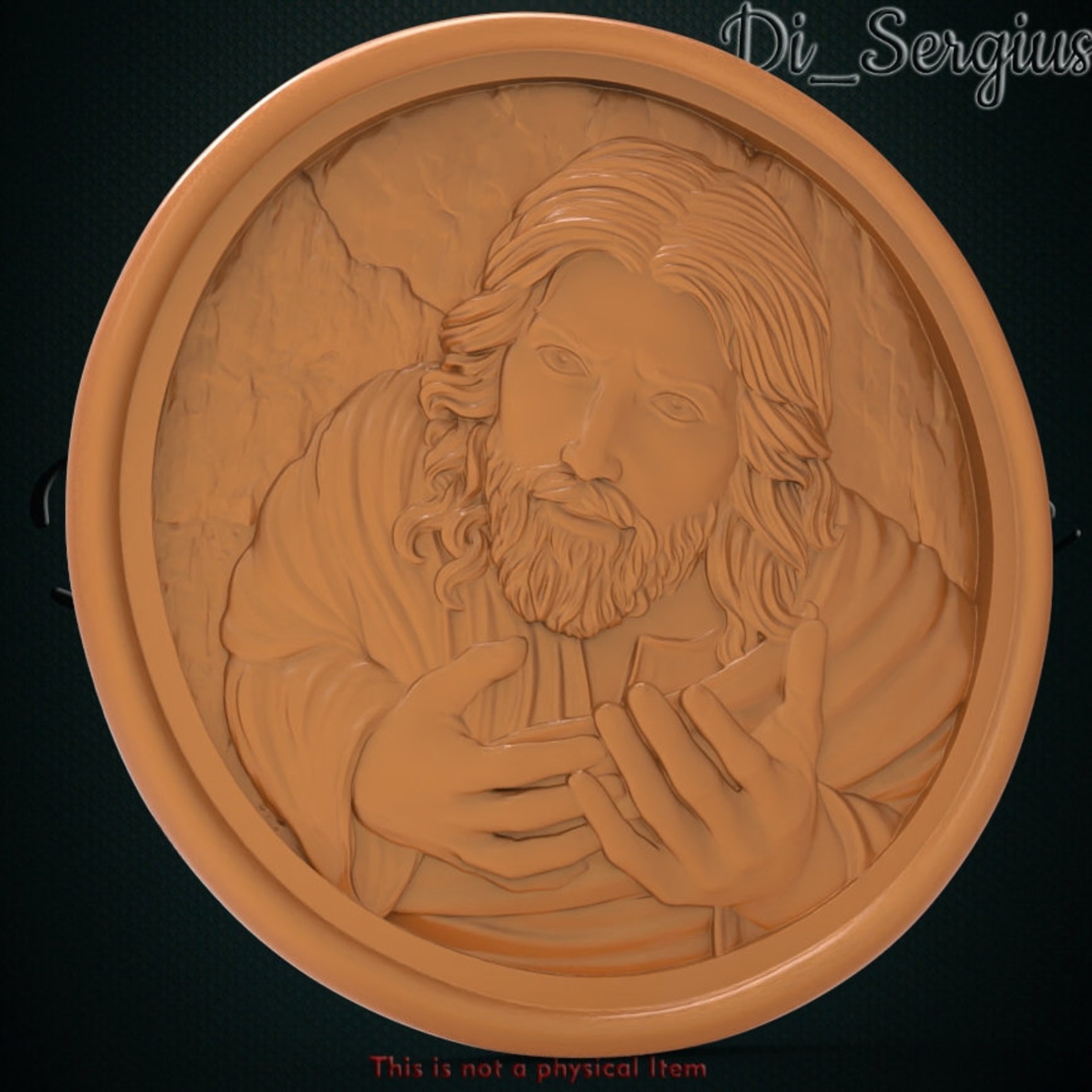 JESUS 3D STL Model Saint God Religion Pray Picture STL - Etsy
