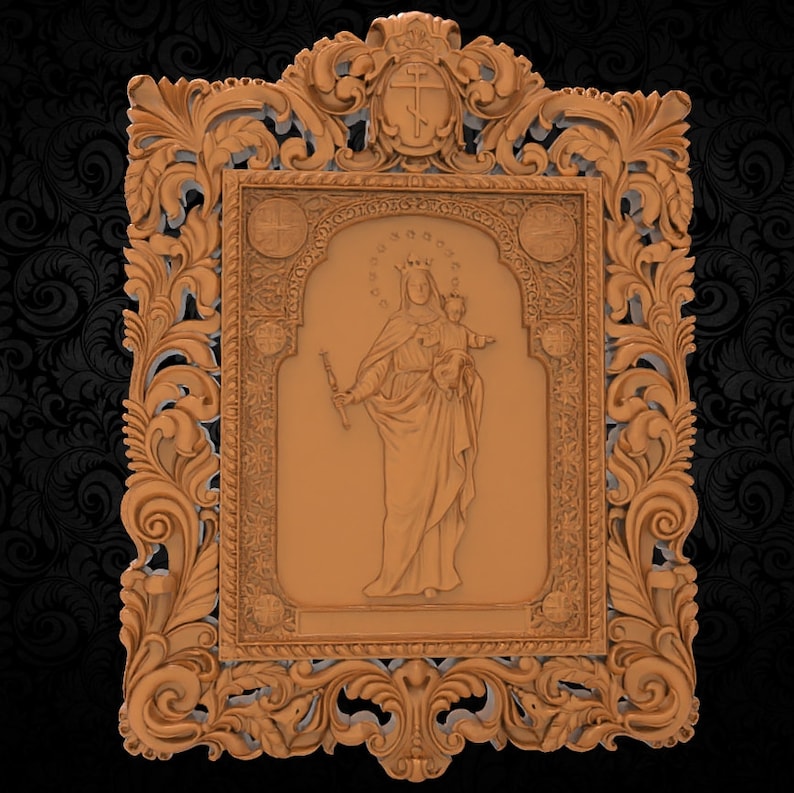 Jesus Deva 3D STL Models Maria Saint Mary Madonna Icon - Etsy