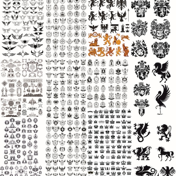 Coat of Arms Svg - Etsy
