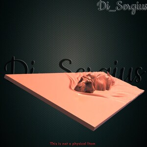 3D STL Model, Swimming Raptor, Reptile, Tyrannosarus, Wave, Panel ...