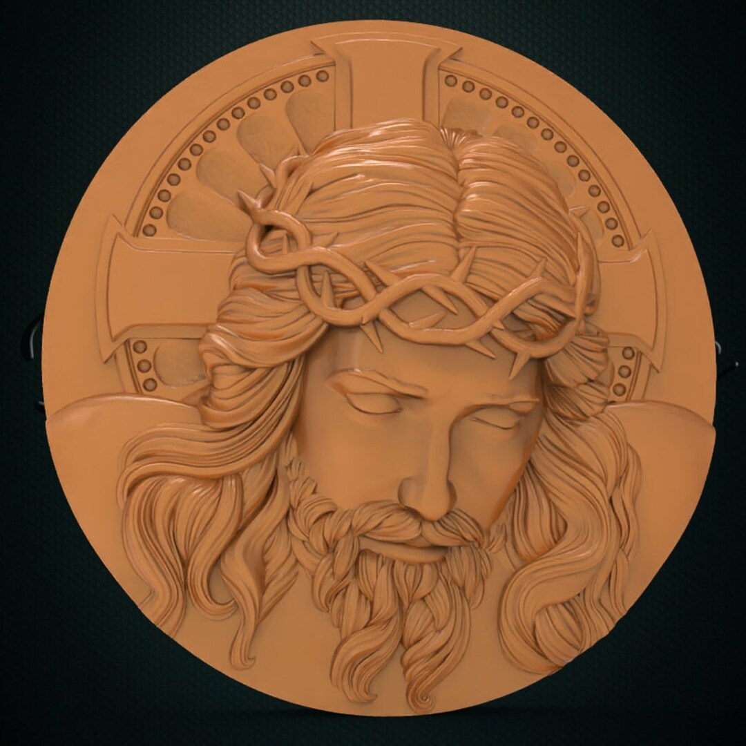 3D STL Model Jesus God Pano Relief Religius for CNC Router Aspire ...