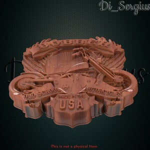3D STL Model Bobber Old School Usa Bike Motorcycle Bas Relief for CNC ...