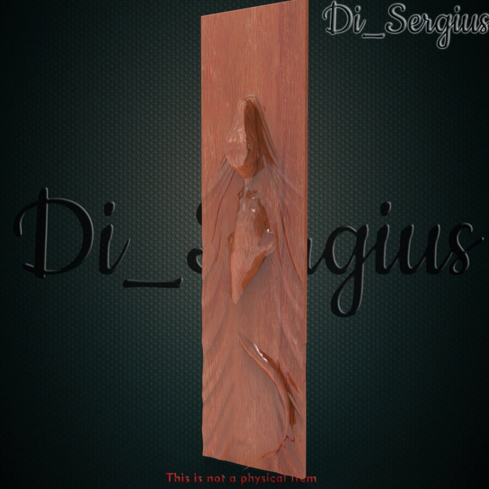 3D Swimming Raptor STL Model, CNC Router Art Pattern (digital Download ...