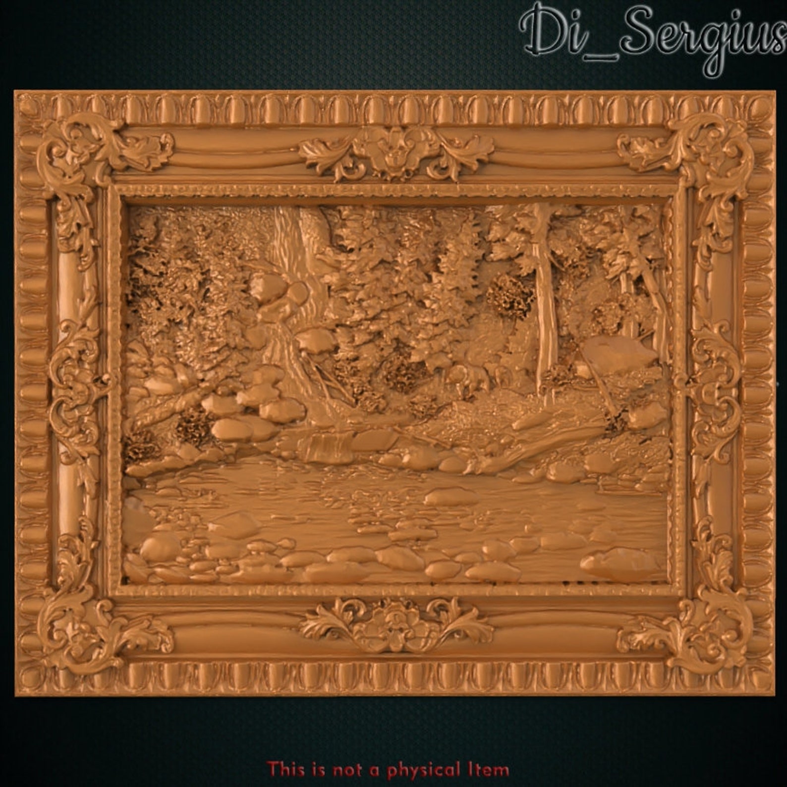 3D Stl Models Landscape Picture Scenery Scene Relief for - Etsy