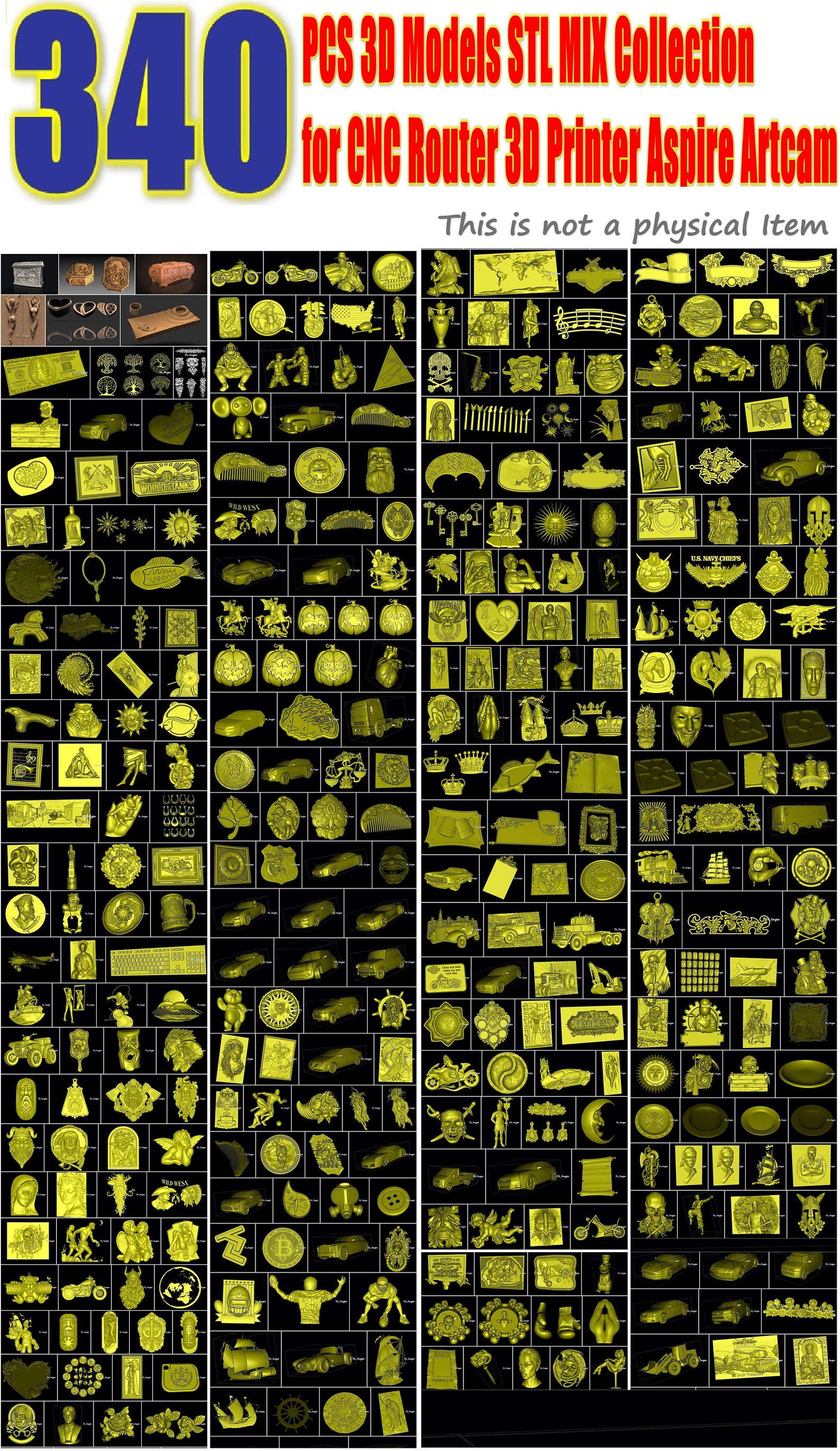 4300 Pcs 3D Models STL Files All MEGA Pack Set Collection | Etsy