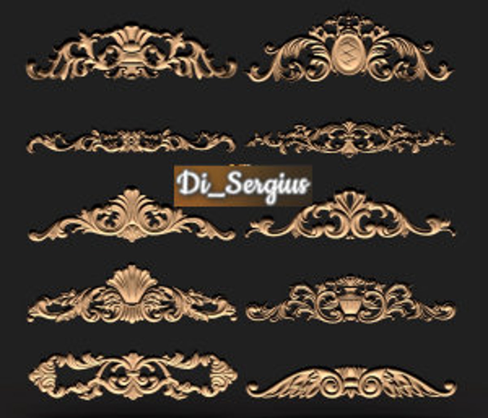 930pcs 3D Model STL Decor Collection Frames for CNC Router - Etsy