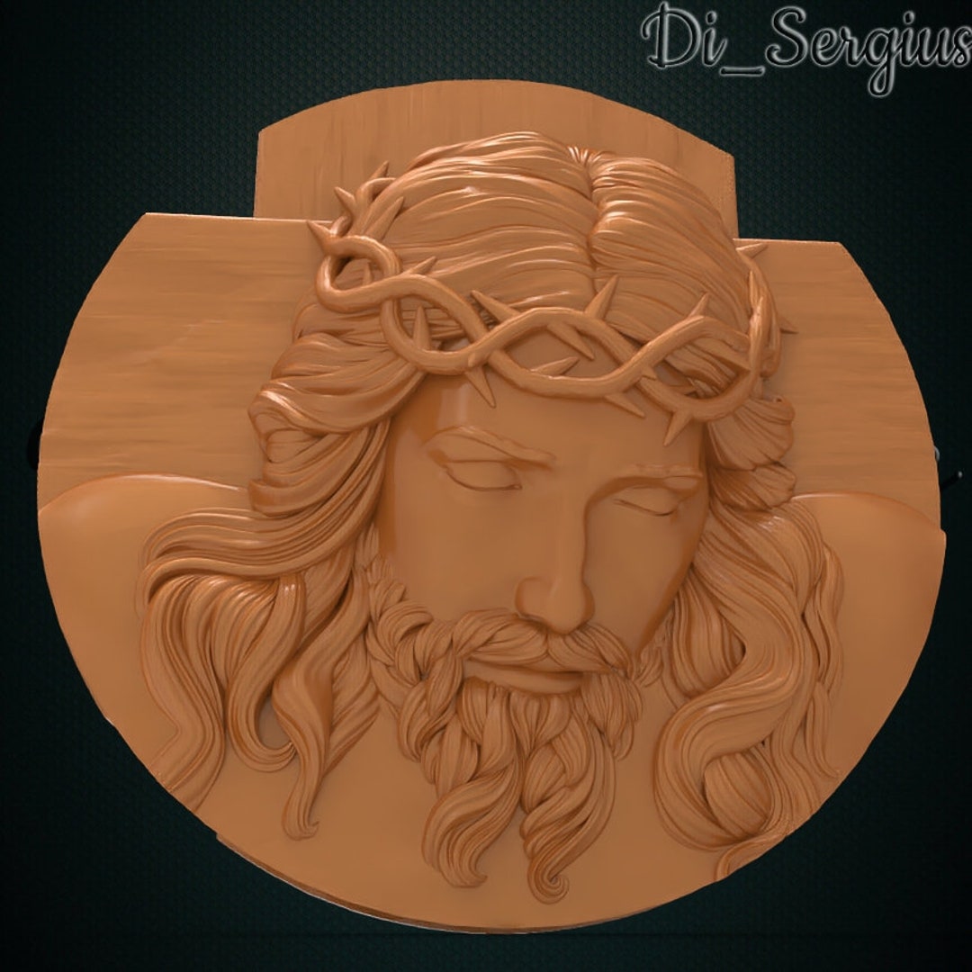 3D STL Model Jesus God Pano Relief Religius for CNC Router Aspire ...