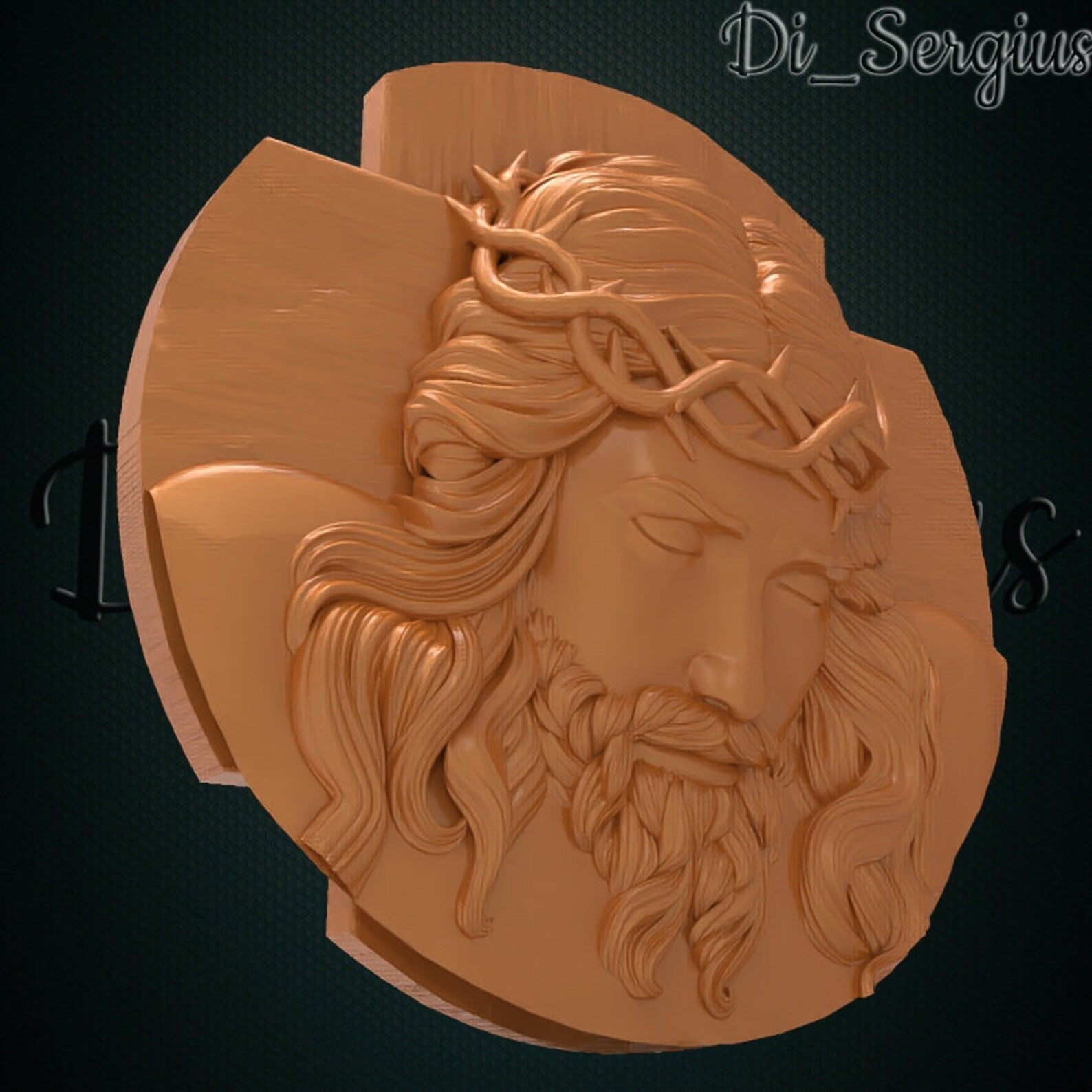 3D STL Model Jesus God Pano Relief Religius for CNC Router - Etsy