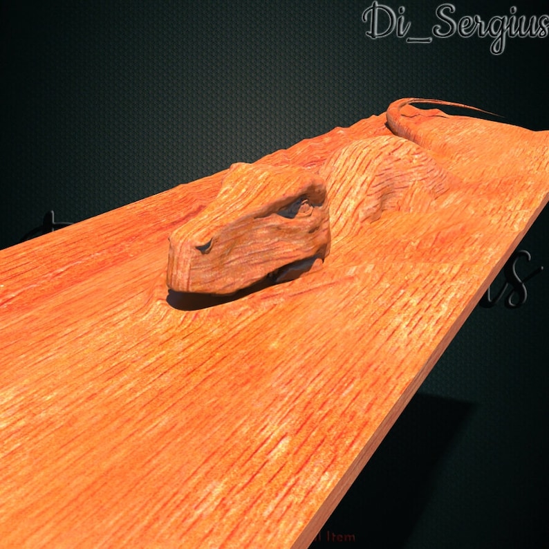 3D Swimming Raptor STL Model, CNC Router Art Pattern (digital Download ...