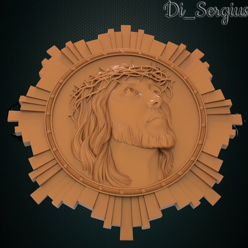 3D STL Model Jesus God Pano Relief Religius for CNC Router - Etsy