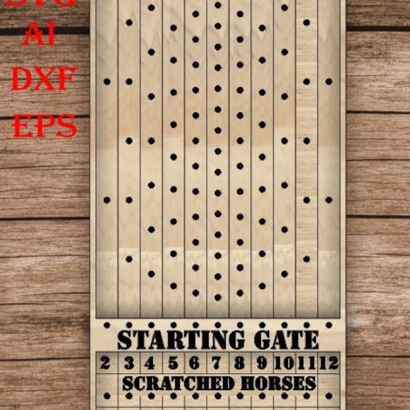 Horse Racing Game Board - Etsy