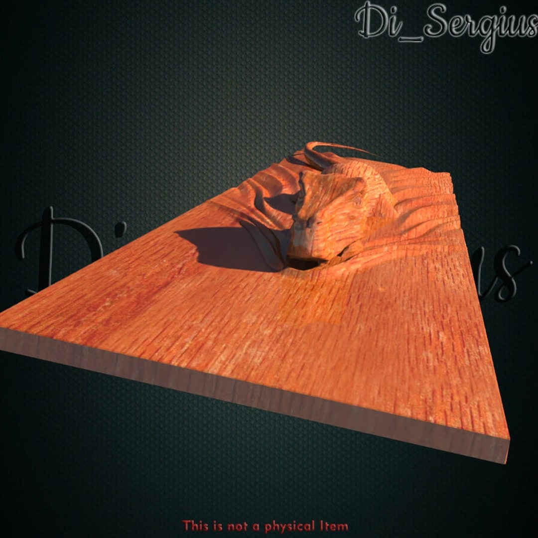 3D Swimming Raptor STL Model, CNC Router Art Pattern (digital Download ...