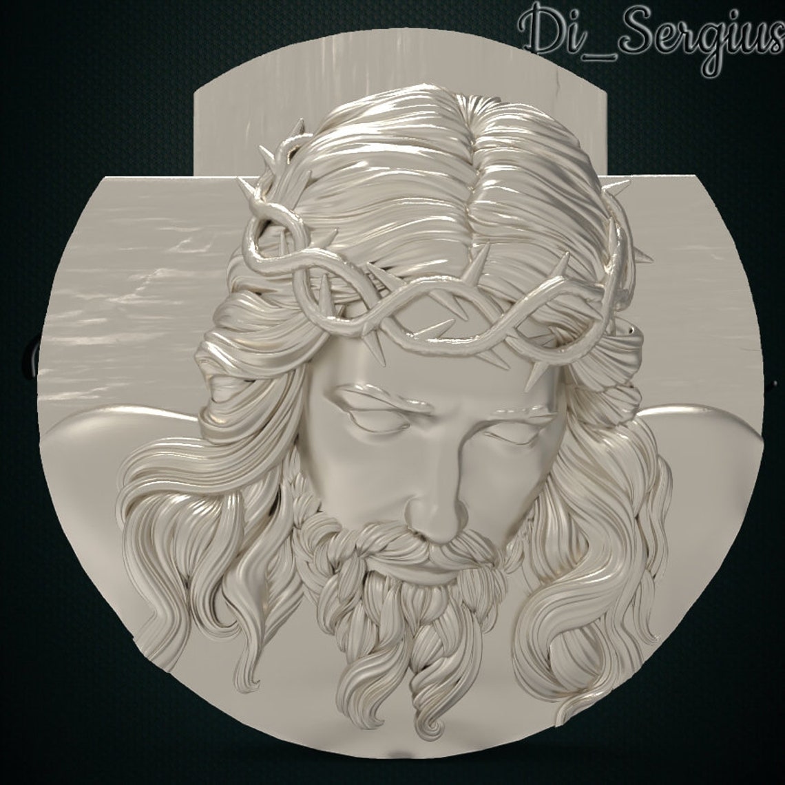 3D STL Model Jesus God Pano Relief Religius for CNC Router - Etsy
