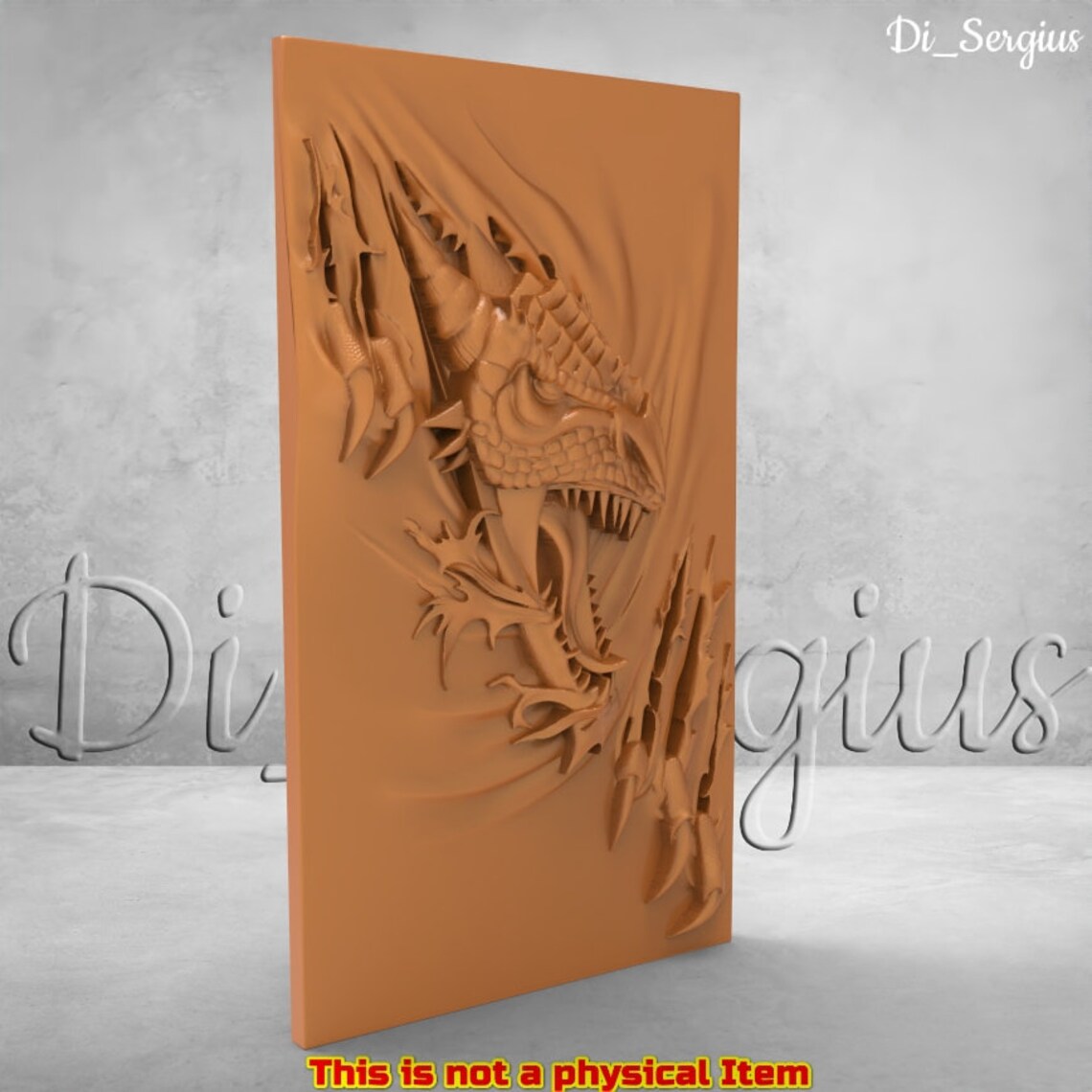 3D Dinosaur Raptor STL Model, CNC Router Carving (digital File) - Etsy