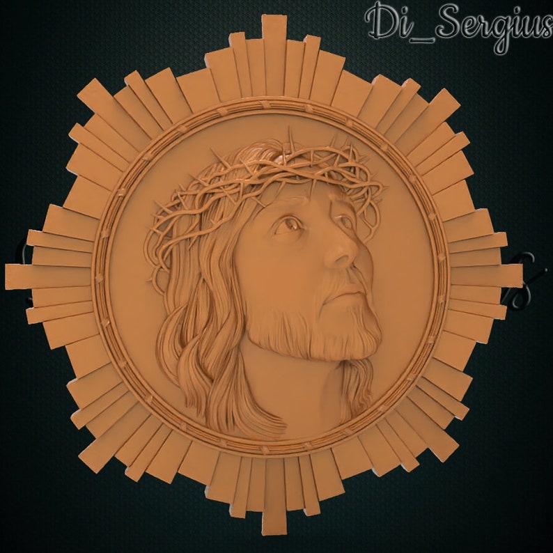 3D STL Model Jesus God Pano Relief Religius for CNC Router - Etsy