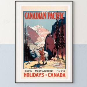 Map of Canada Poster - Etsy Canada