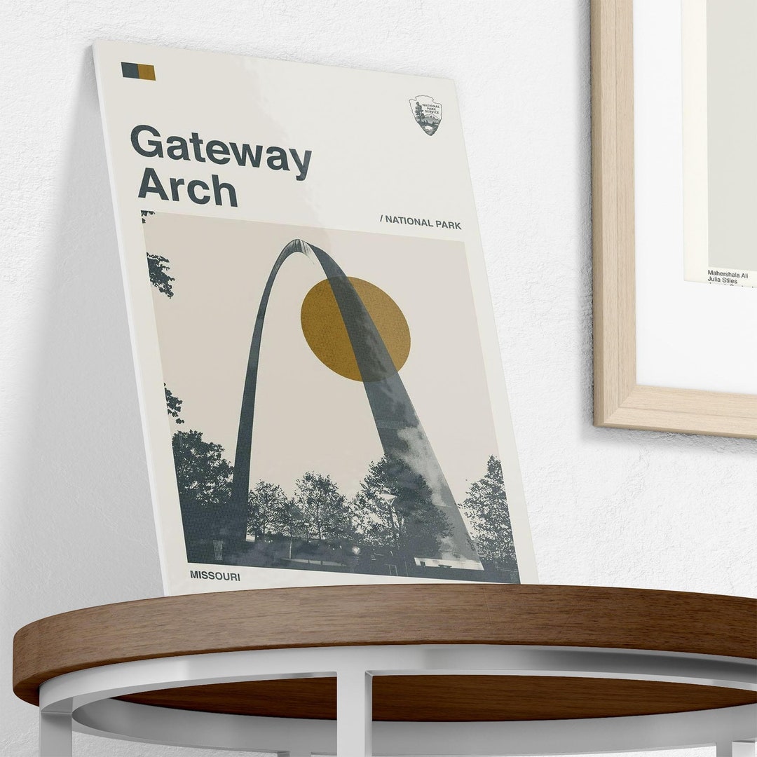 Gateway Arch National Park Canvas Gateway Arch Canvas - Etsy