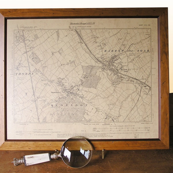 Framed Os Map - Etsy UK