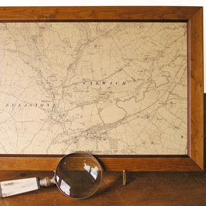 Framed Os Map - Etsy UK