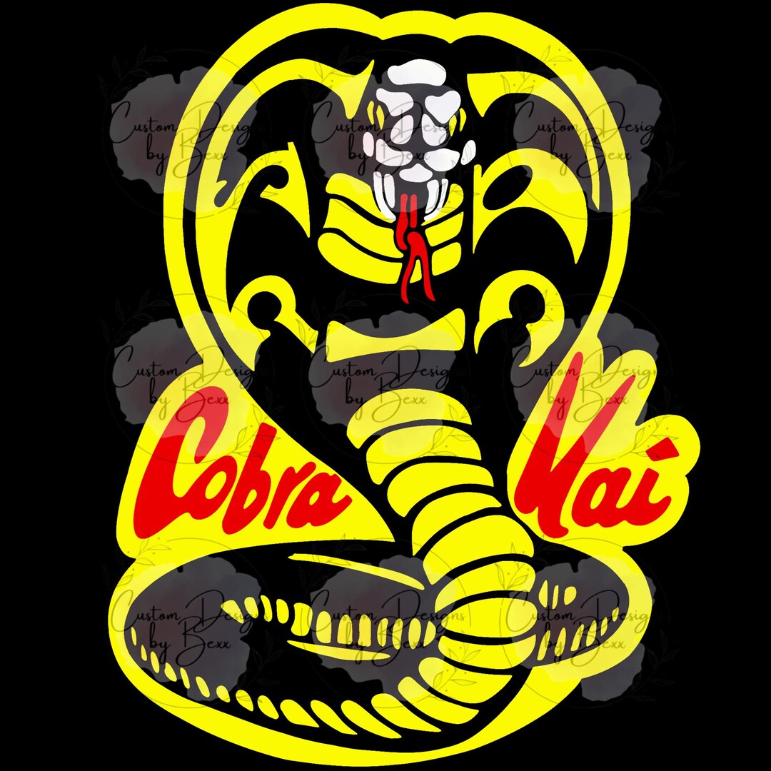 Cobra Kai Digital Png File - Transparent Background - Etsy